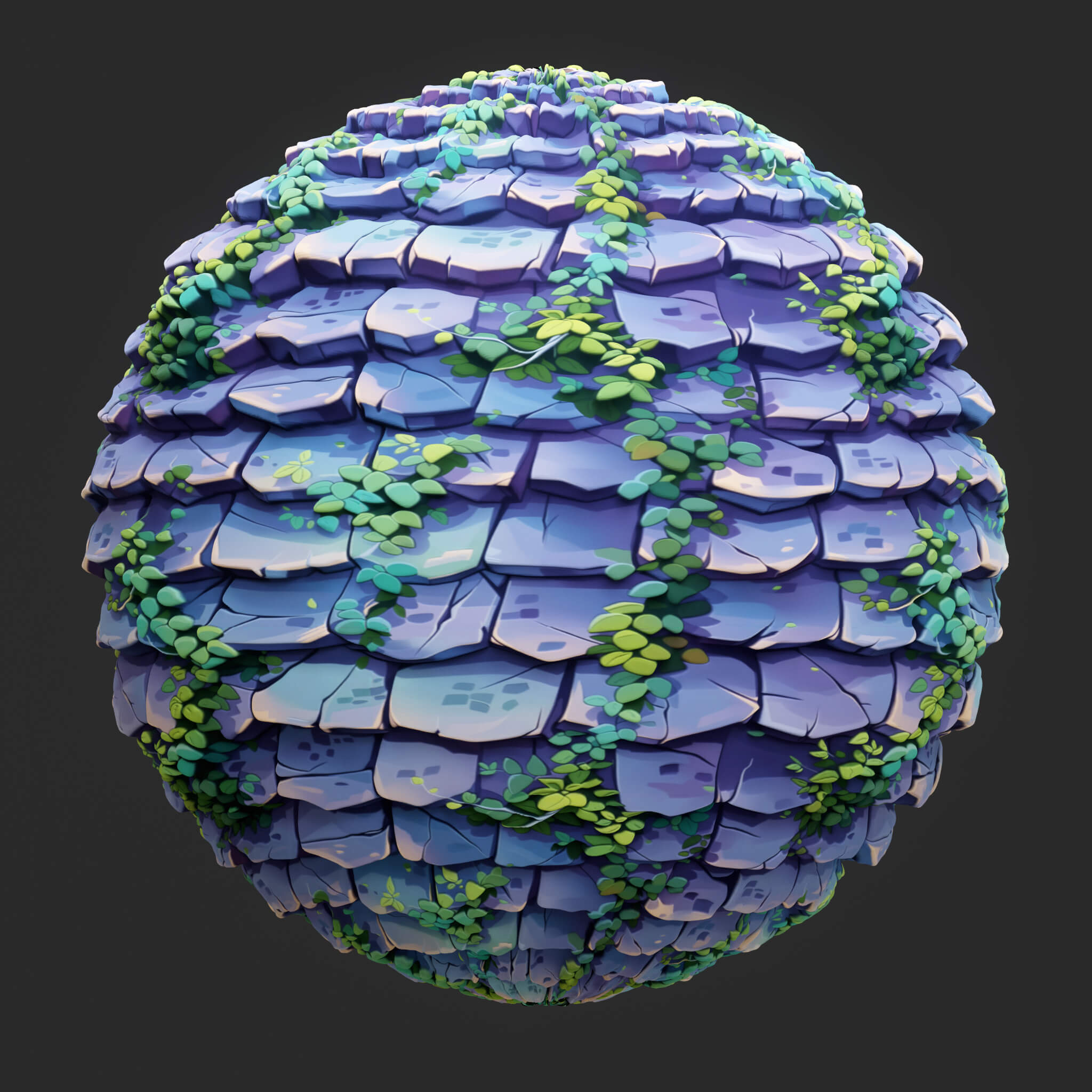 Stylized Roof Seamless Texture by zames1992d