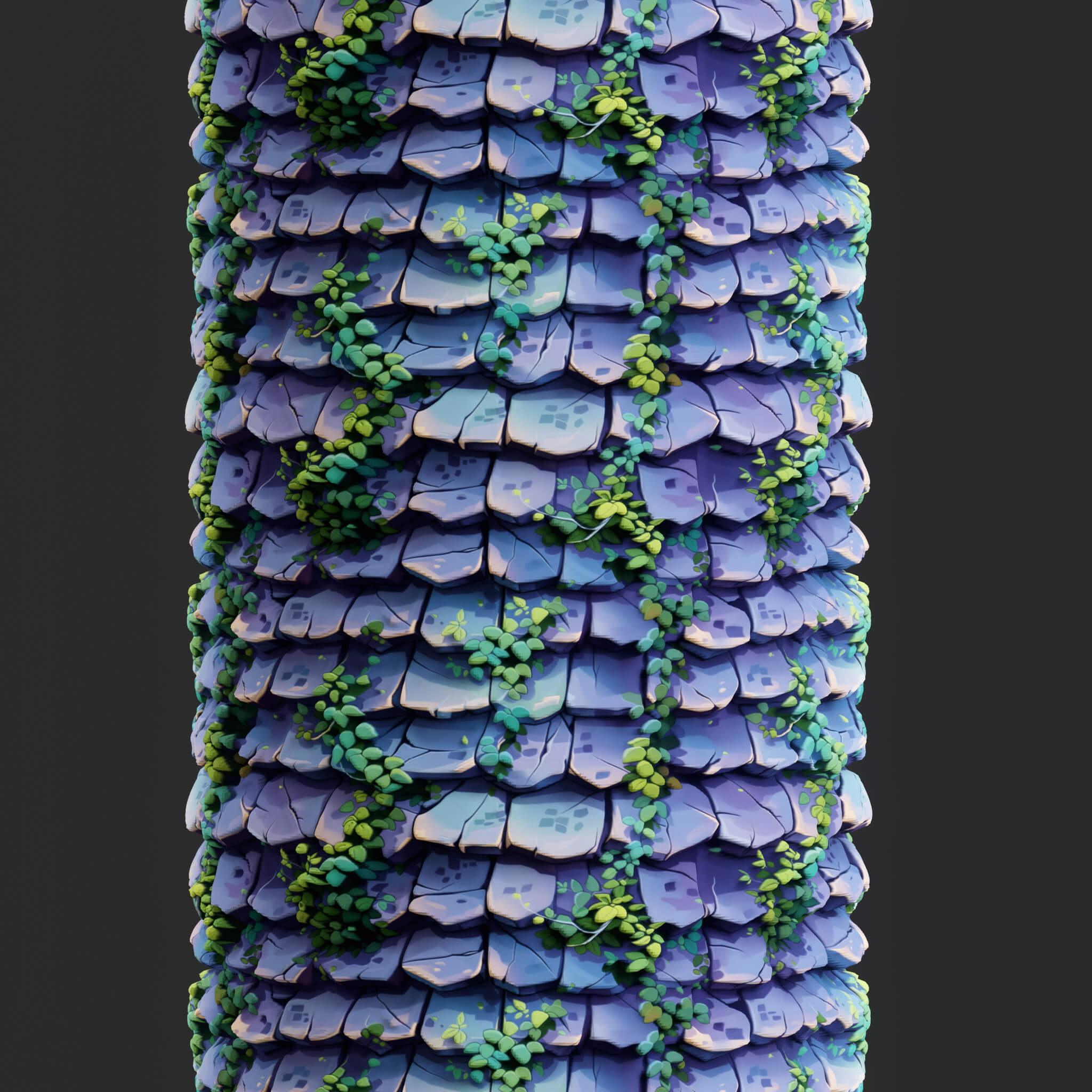 Stylized Roof Seamless Texture by zames1992d