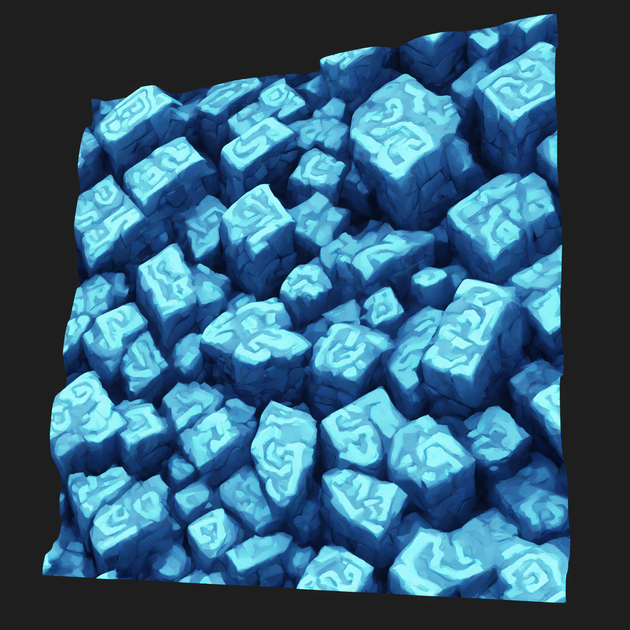 Stylized Rune Seamless Texture by zames1992d