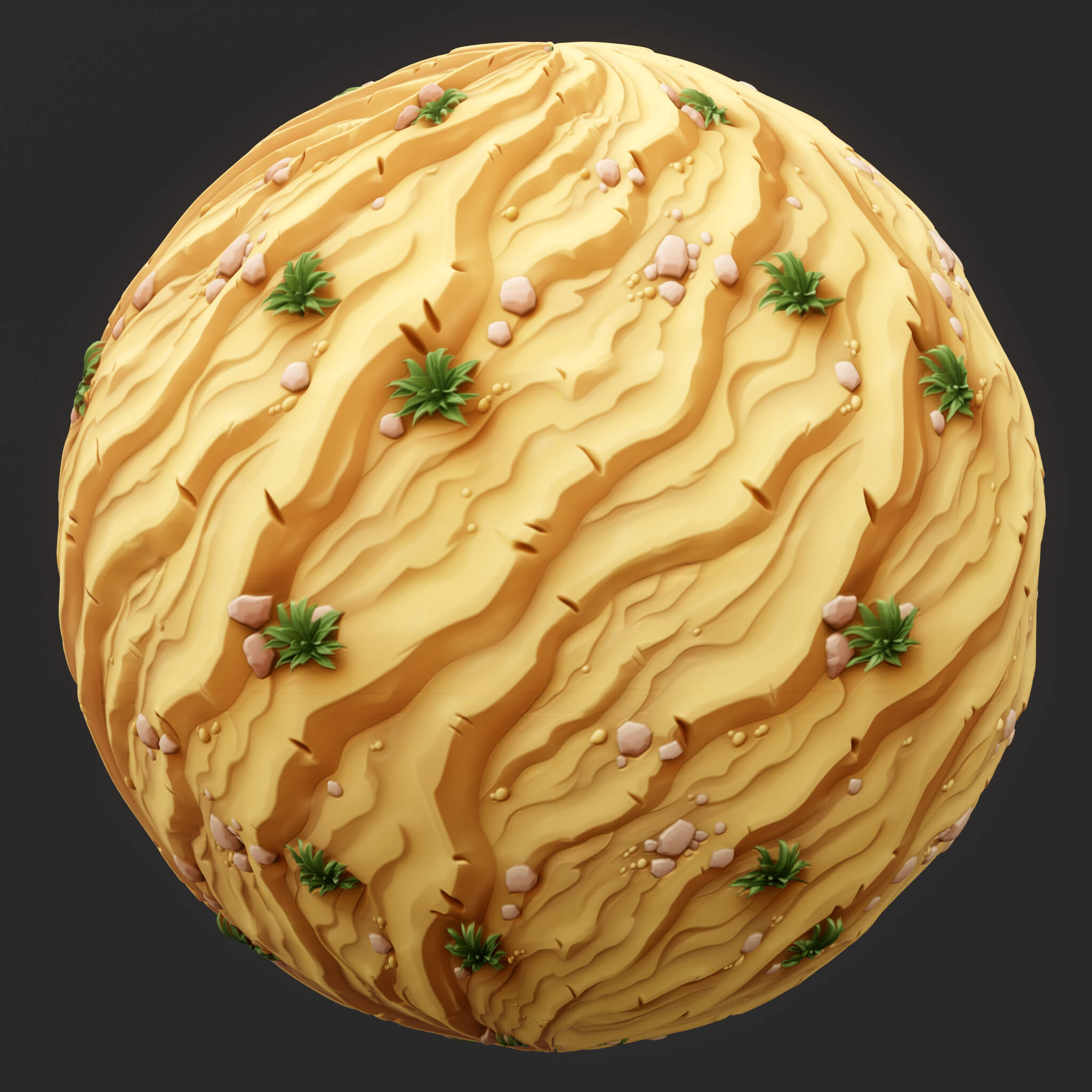 Stylized Sand Seamless Texture by zames1992d