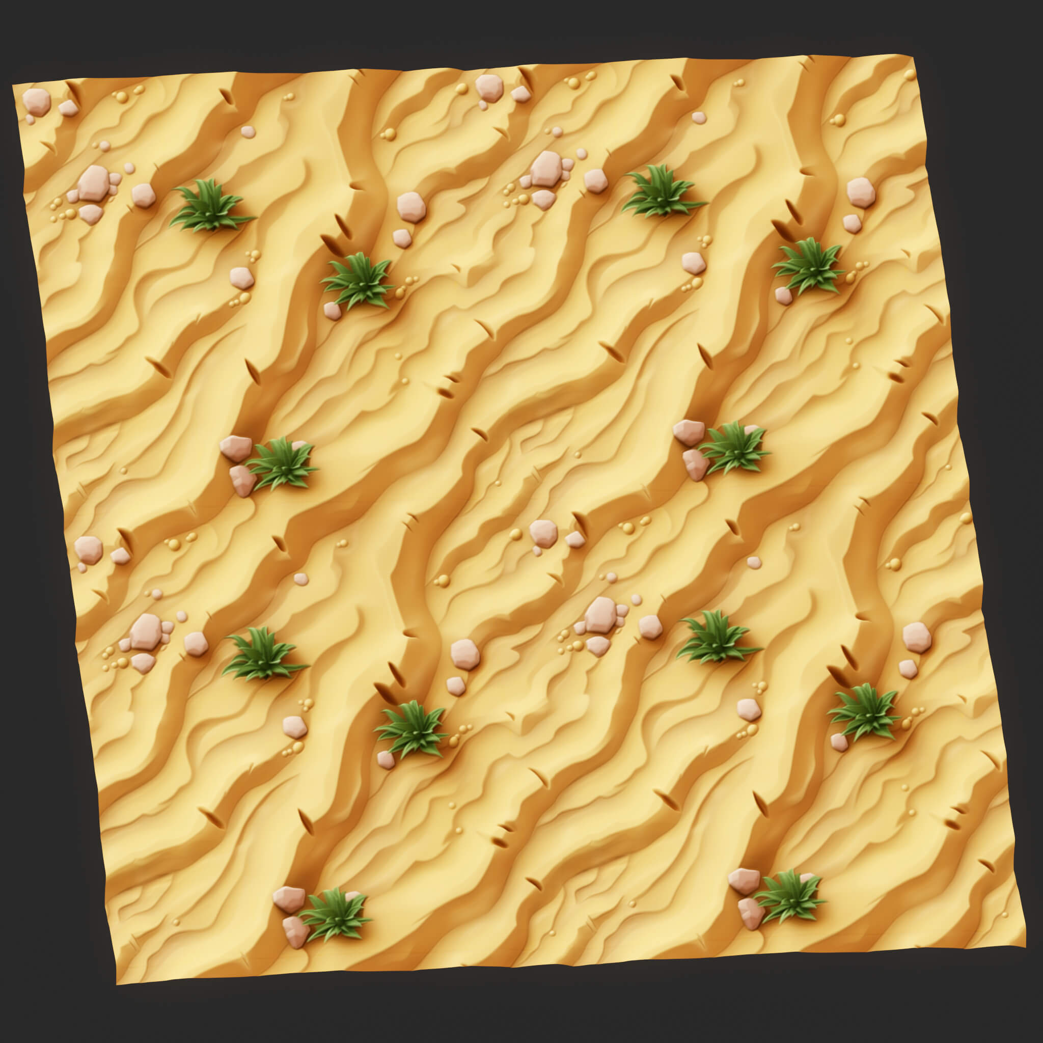 Stylized Sand Seamless Texture by zames1992d