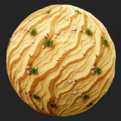 Stylized Sand Seamless Texture by zames1992d