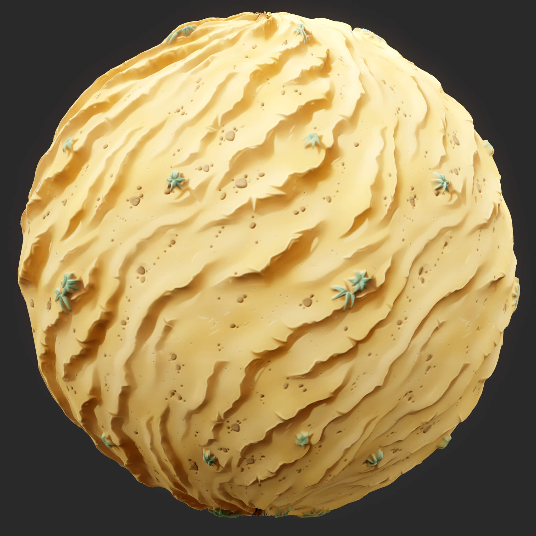 Stylized Sand Seamless Texture by zames1992d