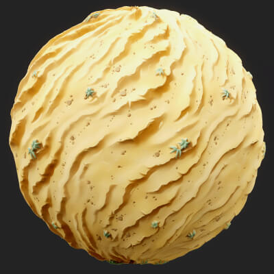 Stylized Sand Seamless Texture by zames1992d