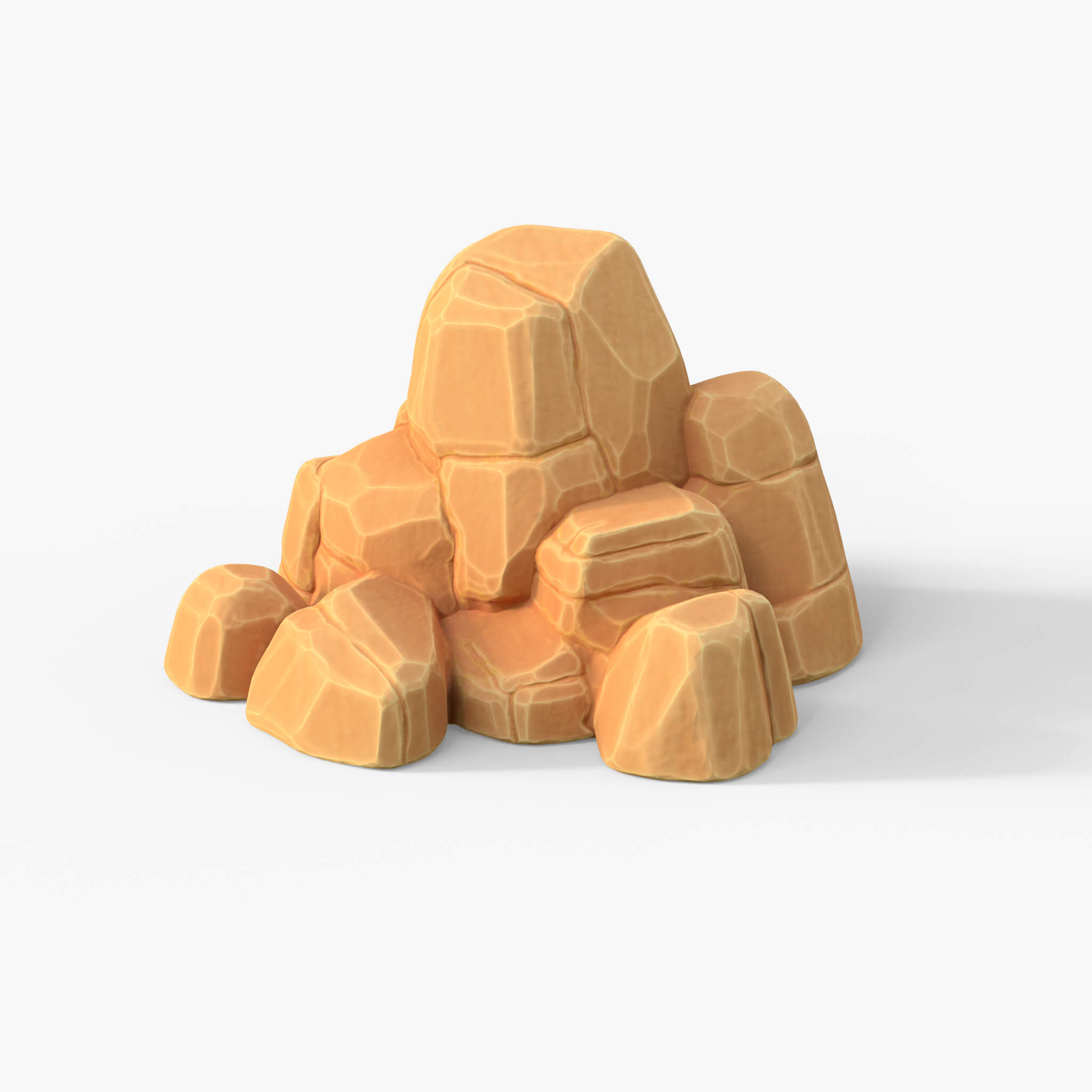 Stylized Sandstone Rock Pack - 3D Model by zames1992d