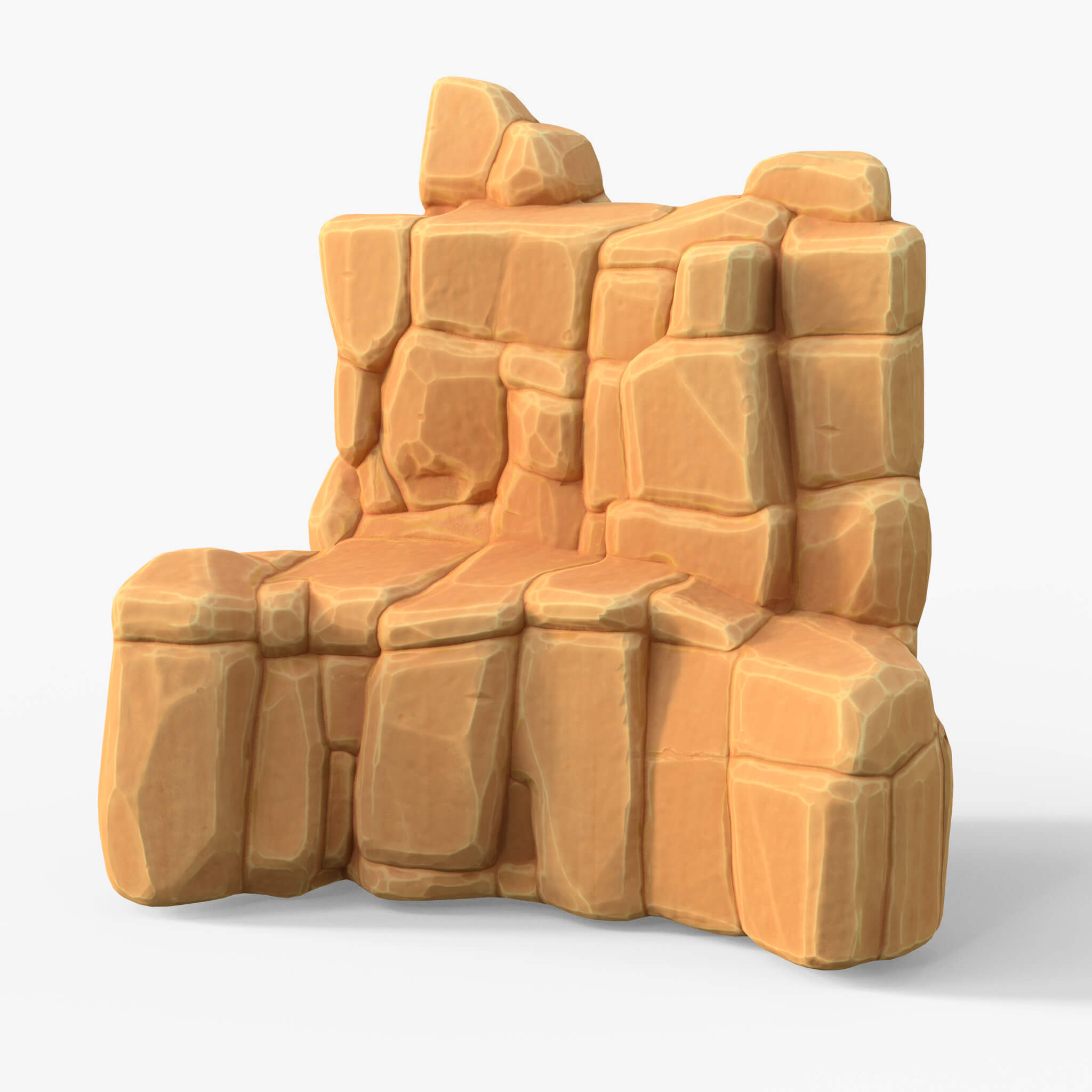 Stylized Sandstone Rock Pack - 3D Model by zames1992d
