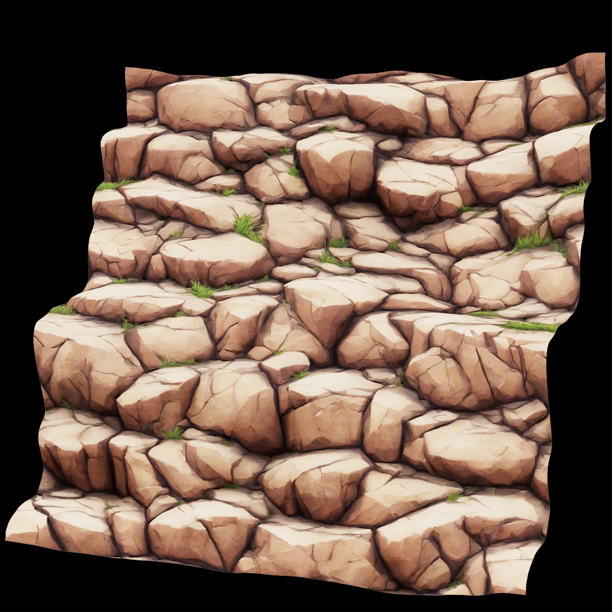Stylized Sandstone Seamless Texture by zames1992d