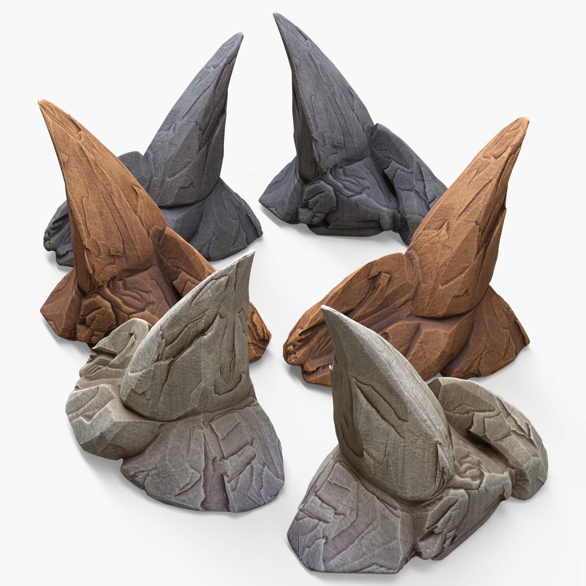 Stylized Sharp Rock - 3D Model by zames1992d