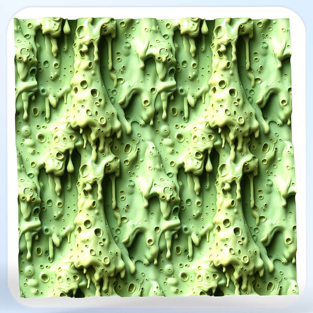 Stylized Slime Seamless Texture by zames1992d