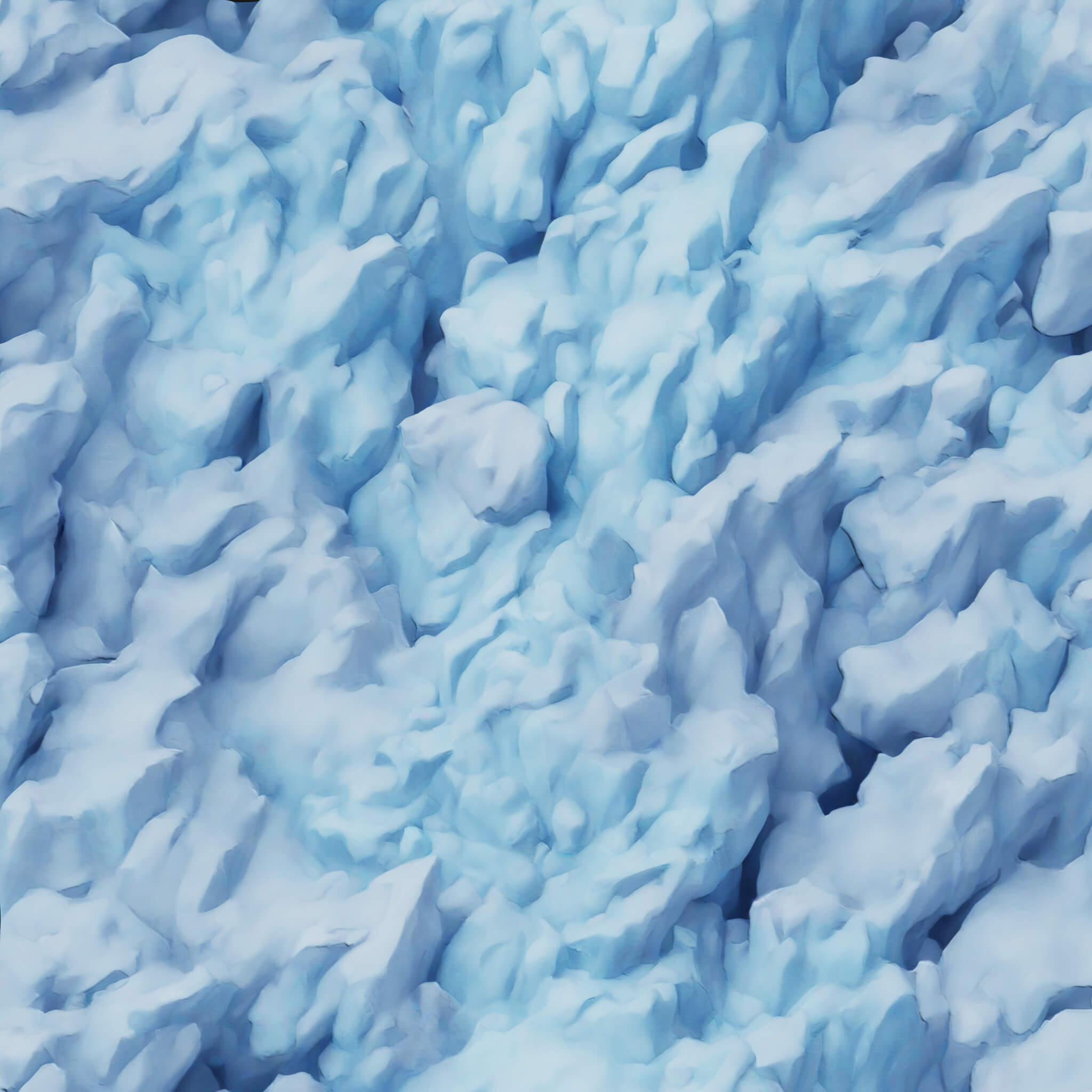 Stylized Snow Seamless Texture by zames1992d