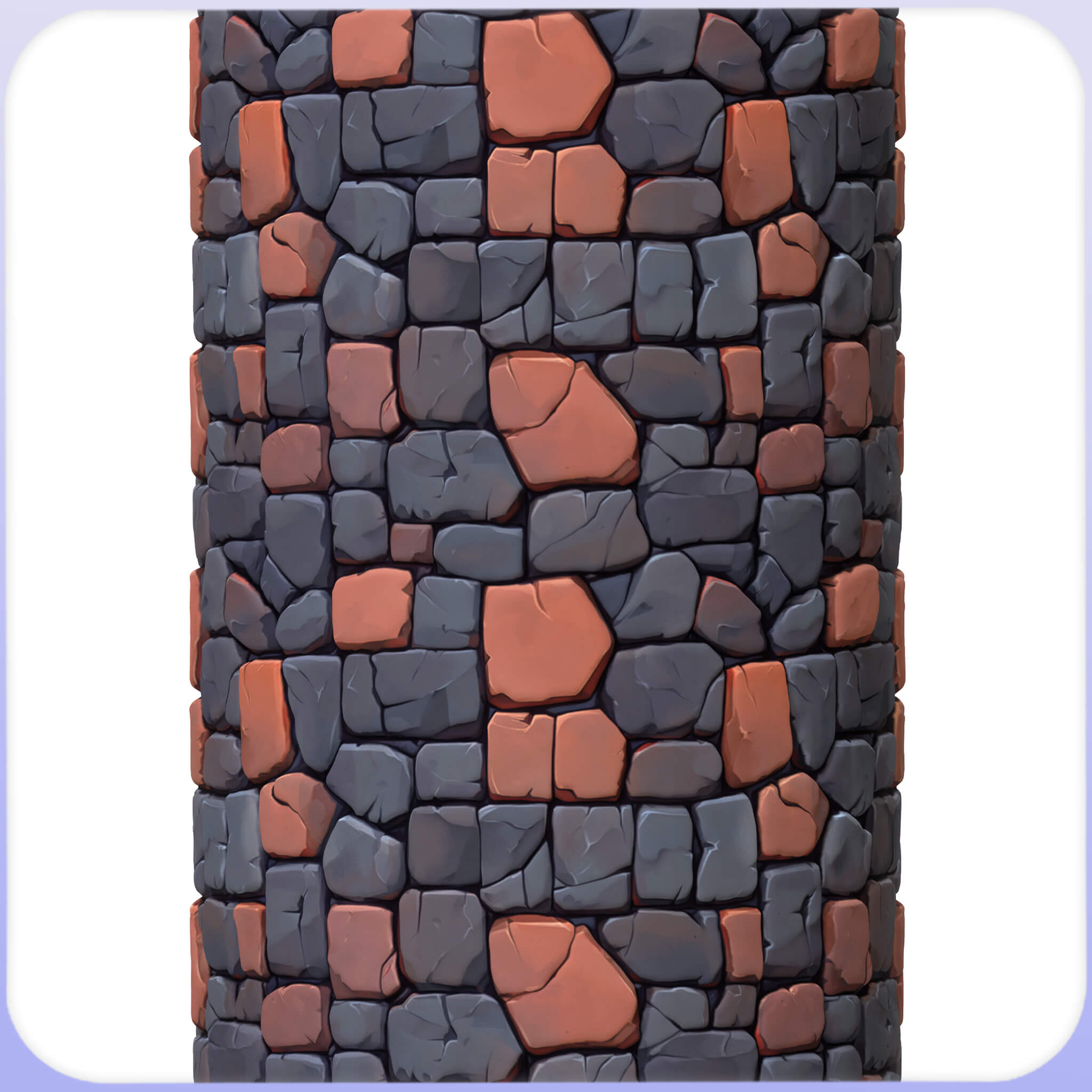 Stylized Stone Floor Seamless Texture by zames1992d