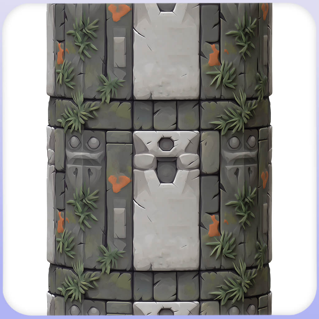 Stylized Stone Floor Seamless Texture by zames1992d