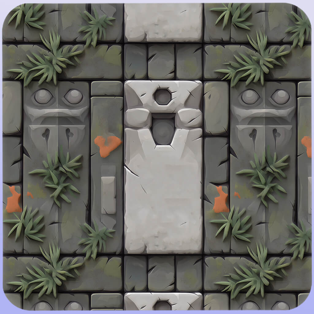 Stylized Stone Floor Seamless Texture by zames1992d