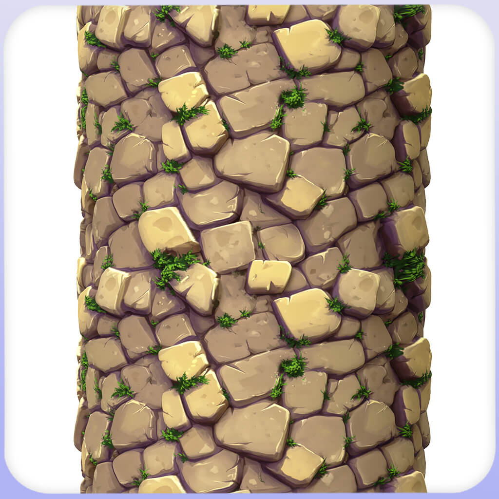 Stylized Stone Floor Seamless Texture by zames1992d