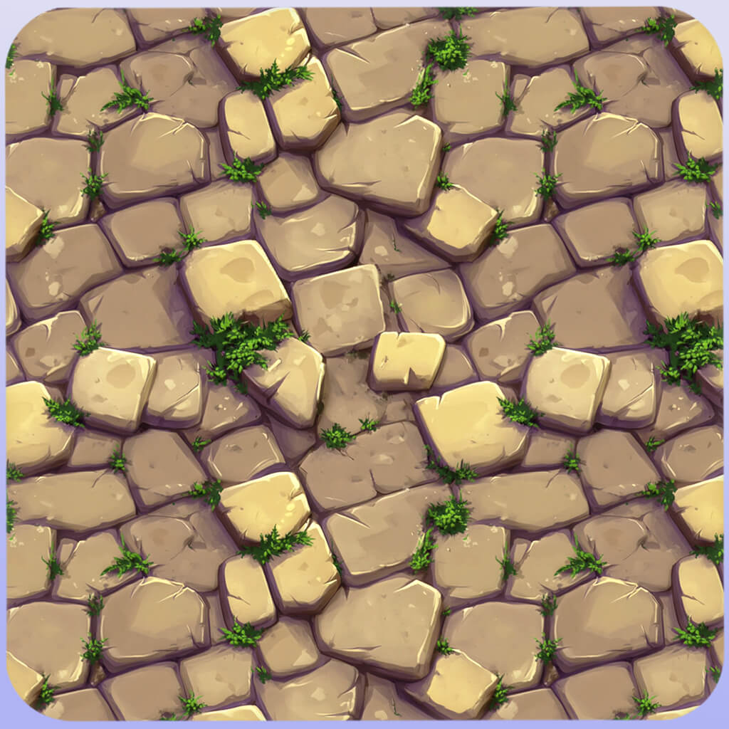 Stylized Stone Floor Seamless Texture by zames1992d