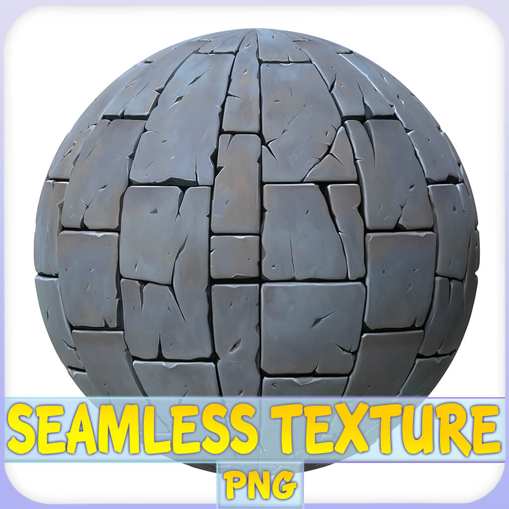Stylized Stone Floor Seamless Texture by zames1992d