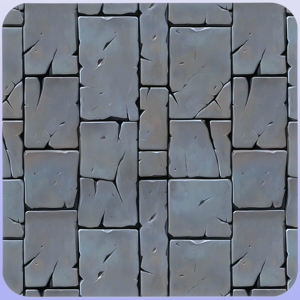 Stylized Stone Floor Seamless Texture by zames1992d