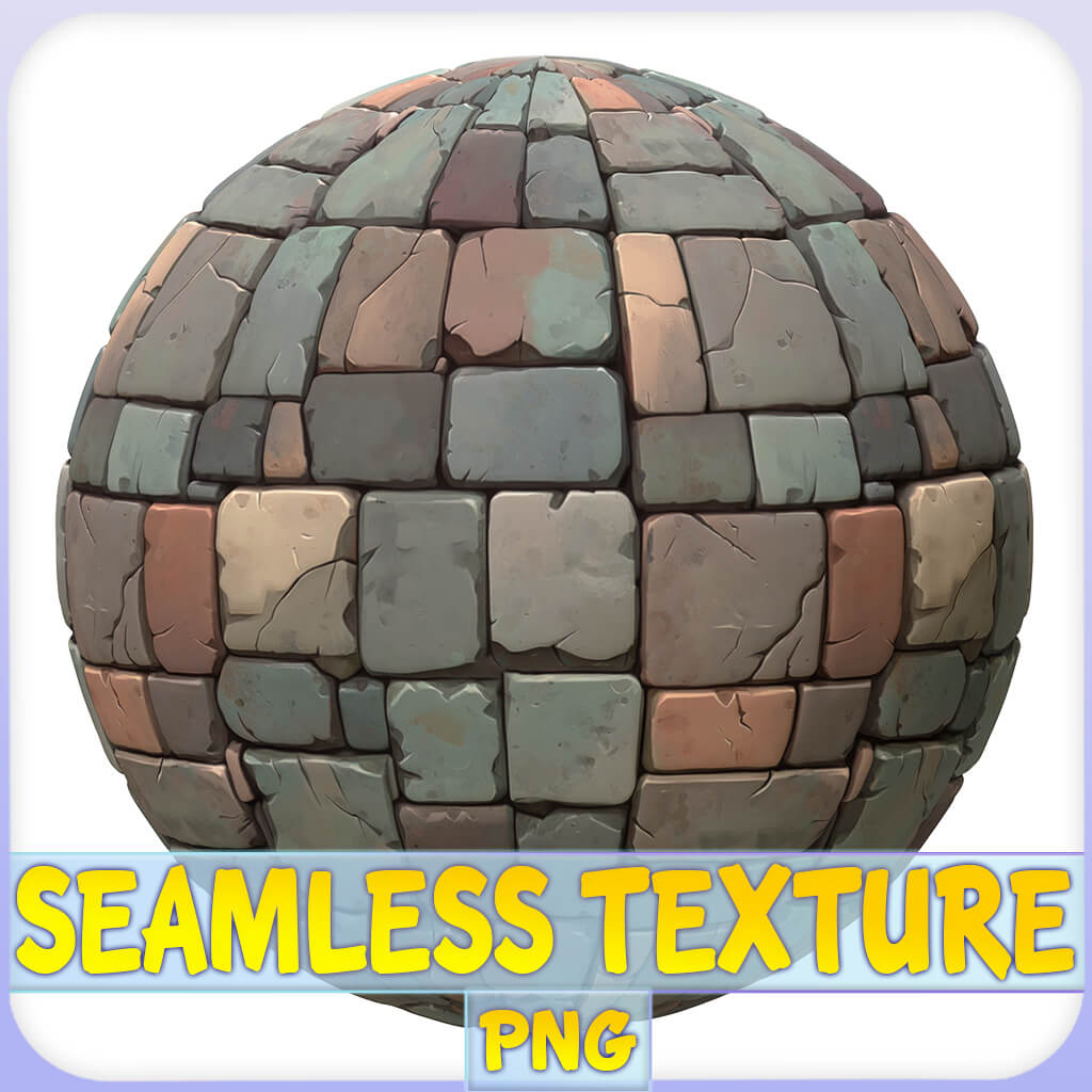 Stylized Stone Floor Seamless Texture by zames1992d