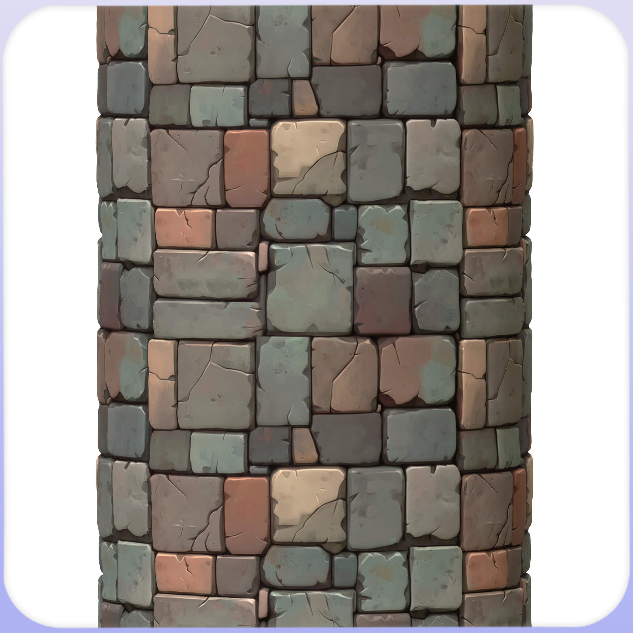 Stylized Stone Floor Seamless Texture by zames1992d