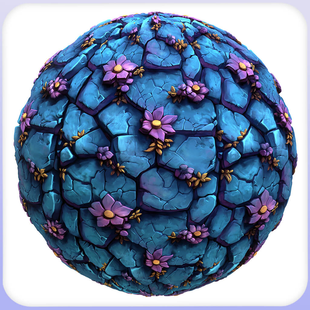 Stylized Stone Floor Seamless Texture by zames1992d