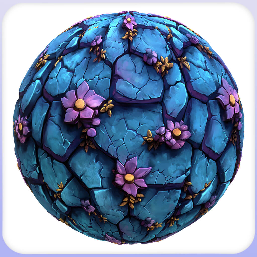Stylized Stone Floor Seamless Texture by zames1992d