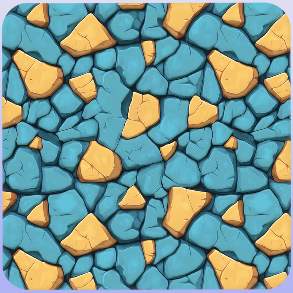 Stylized Stone Floor Seamless Texture by zames1992d