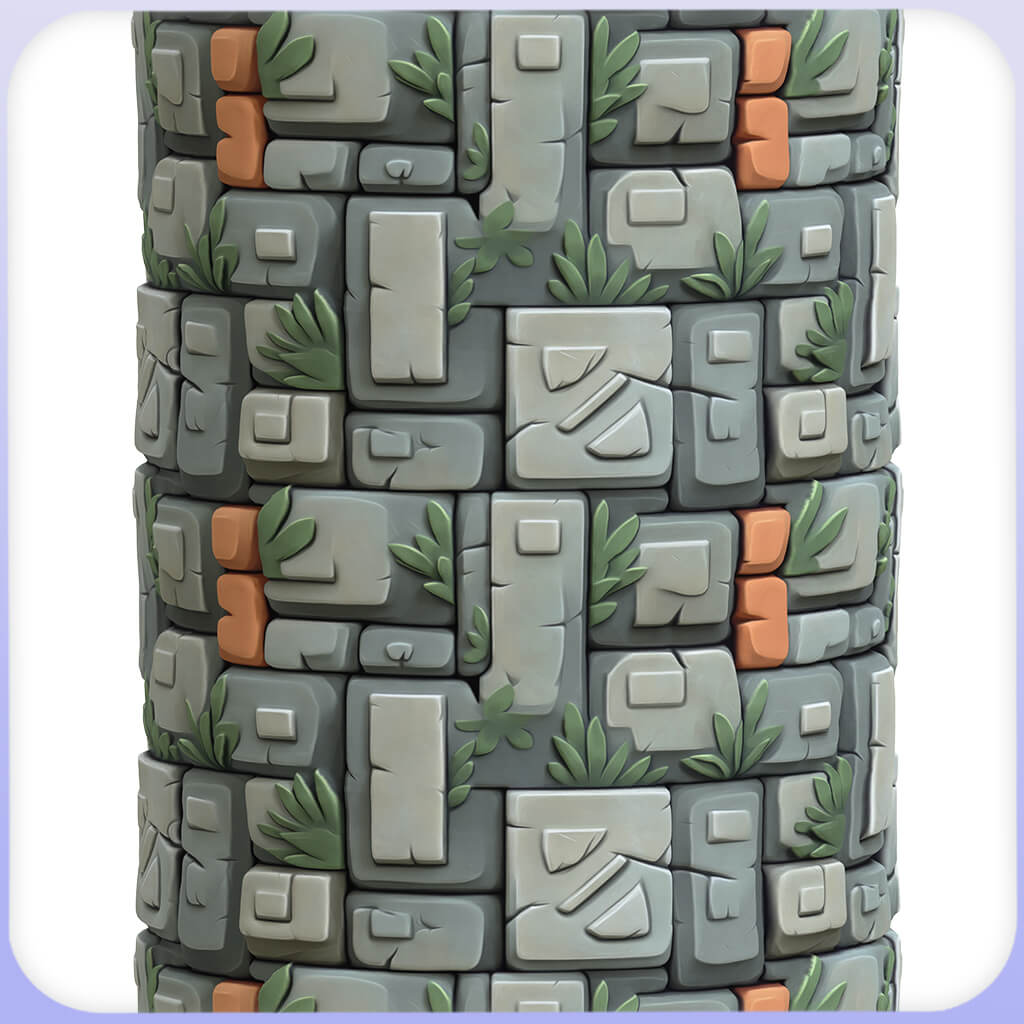 Stylized Stone Floor Seamless Texture by zames1992d