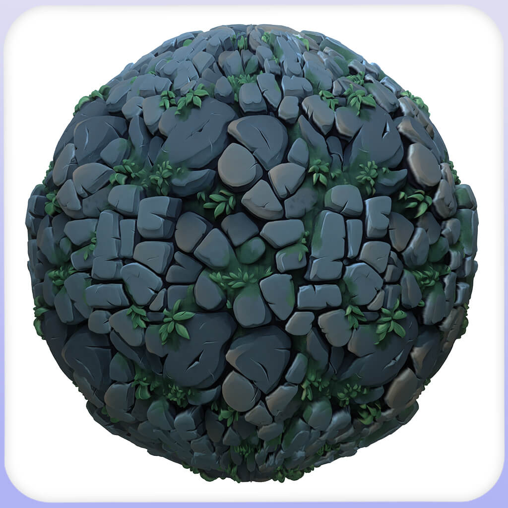 Stylized Stone Floor Seamless Texture by zames1992d