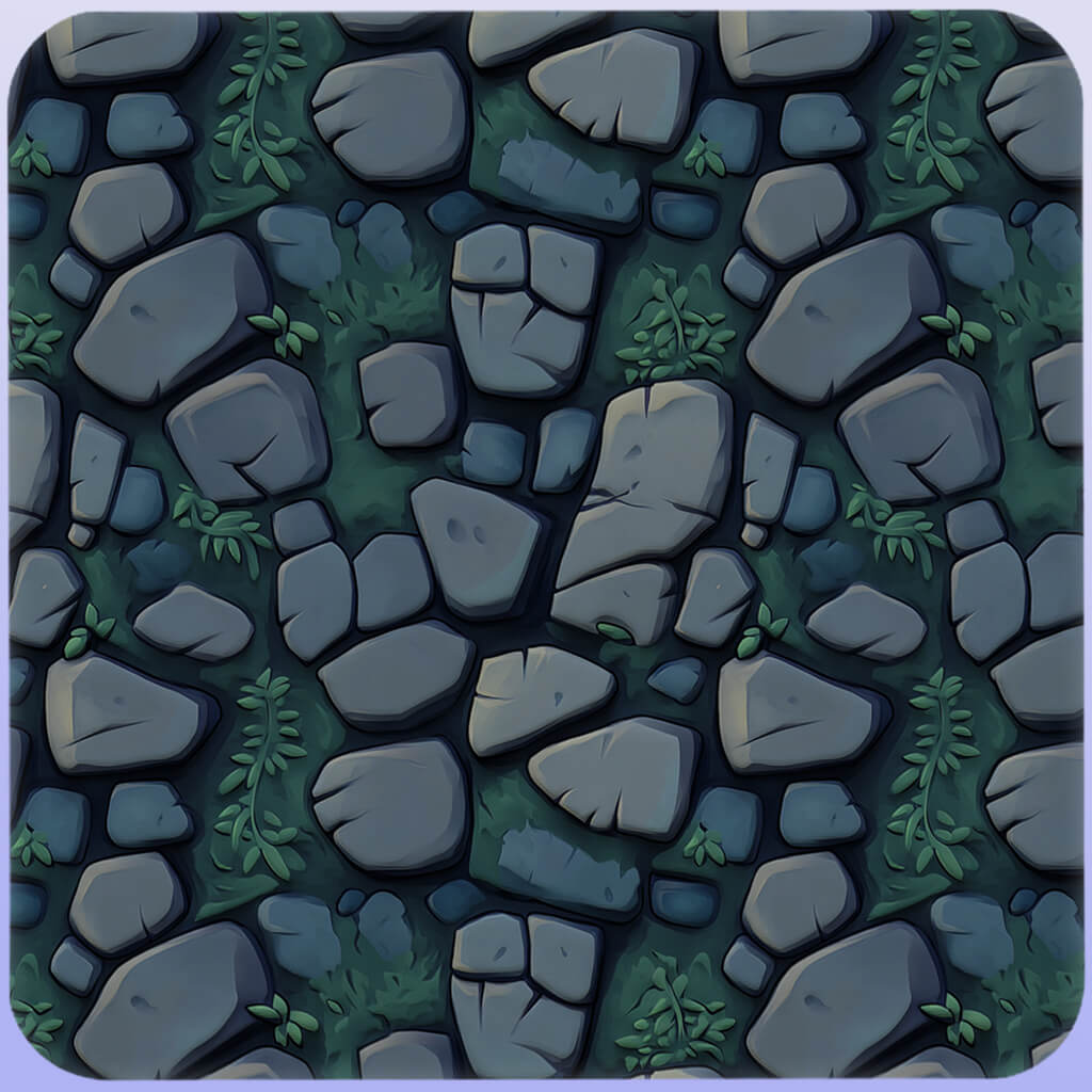 Stylized Stone Floor Seamless Texture by zames1992d