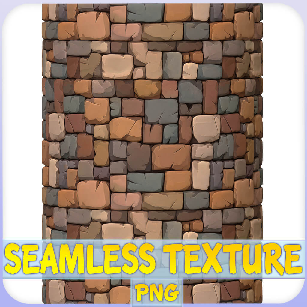 Stylized Stone Floor Seamless Texture by zames1992d