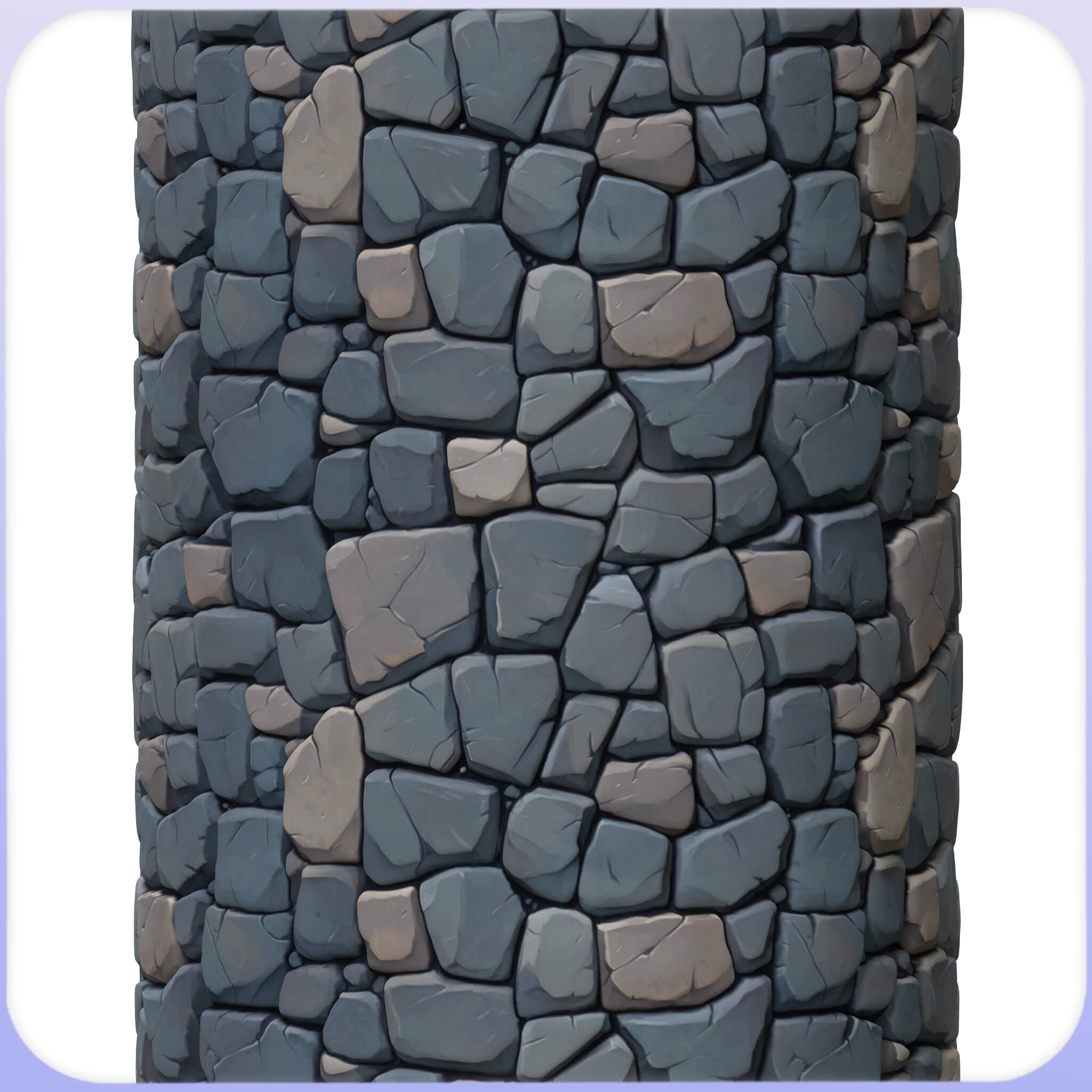 Stylized Stone Floor Seamless Texture by zames1992d