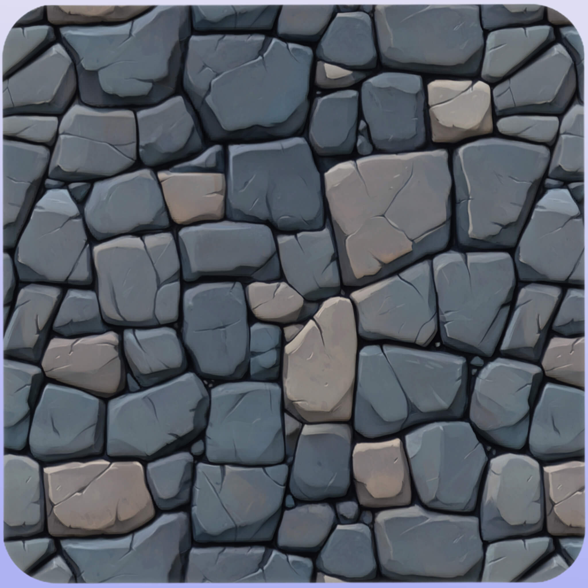 Stylized Stone Floor Seamless Texture by zames1992d