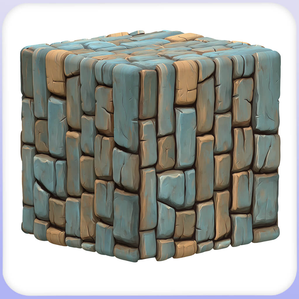 Stylized Stone Floor Seamless Texture by zames1992d