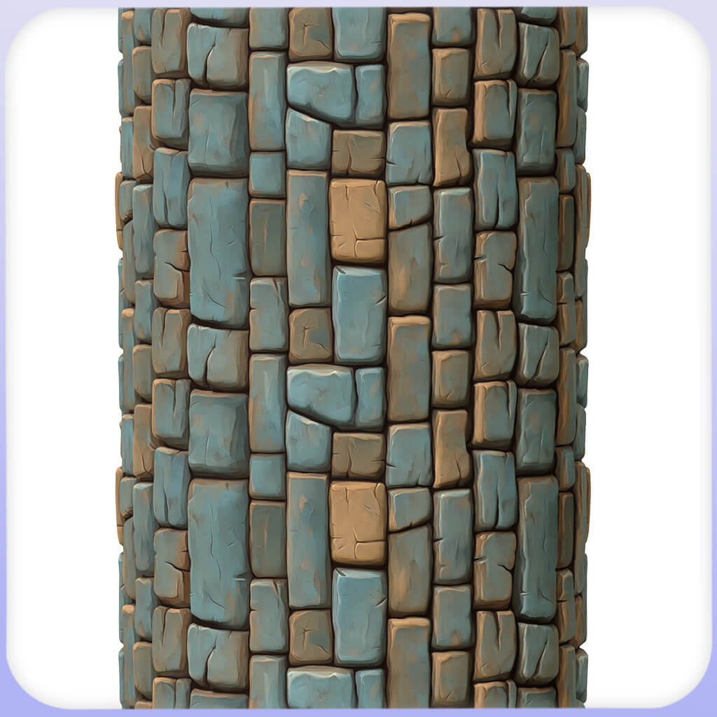 Stylized Stone Floor Seamless Texture by zames1992d