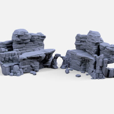 Stylized Stone Rock Pack - 3D Model by zames1992d