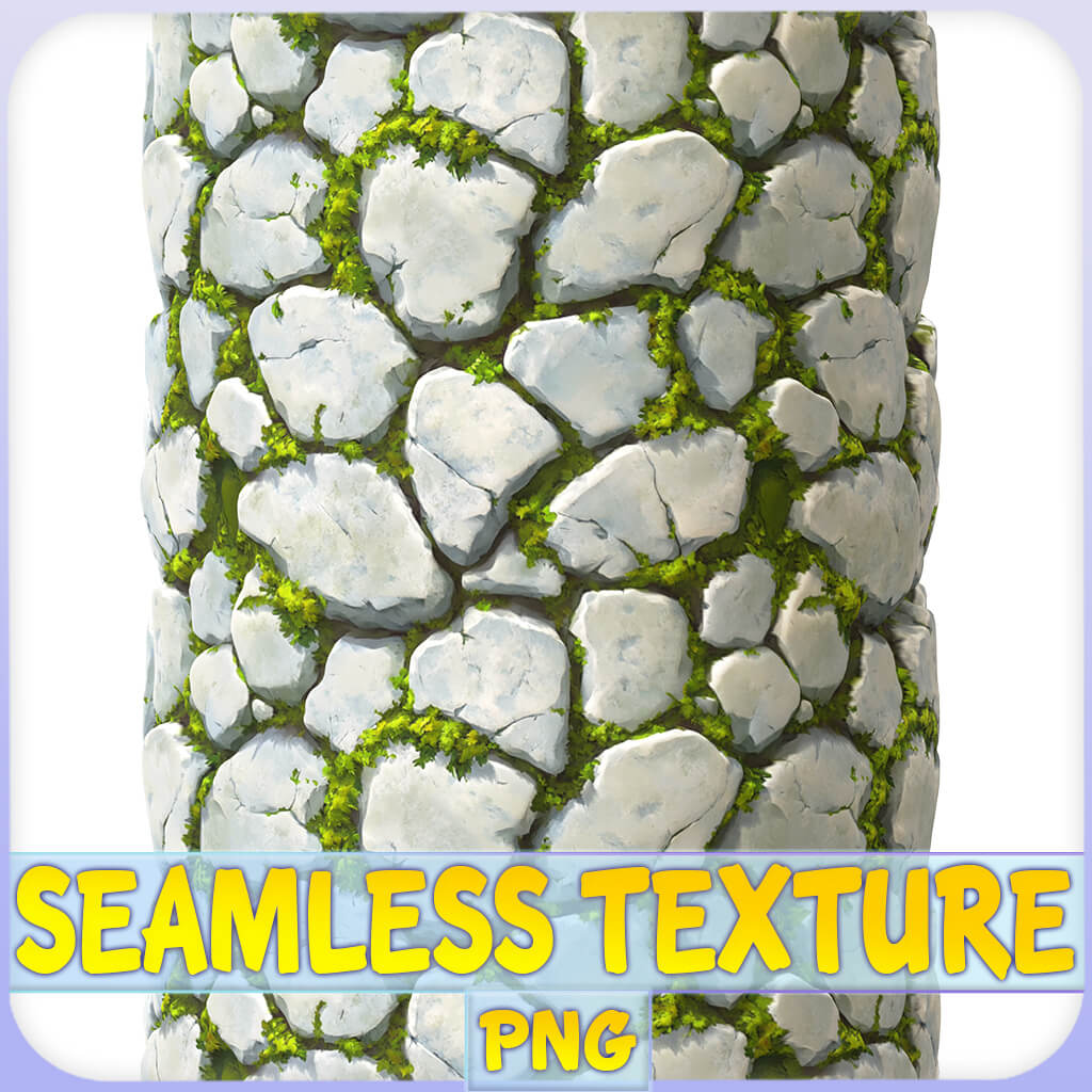 Stylized Stone Seamless Texture by zames1992d