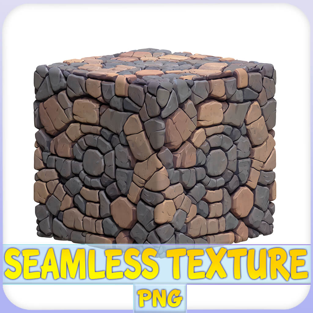 Stylized Stone Floor Seamless Texture by zames1992d