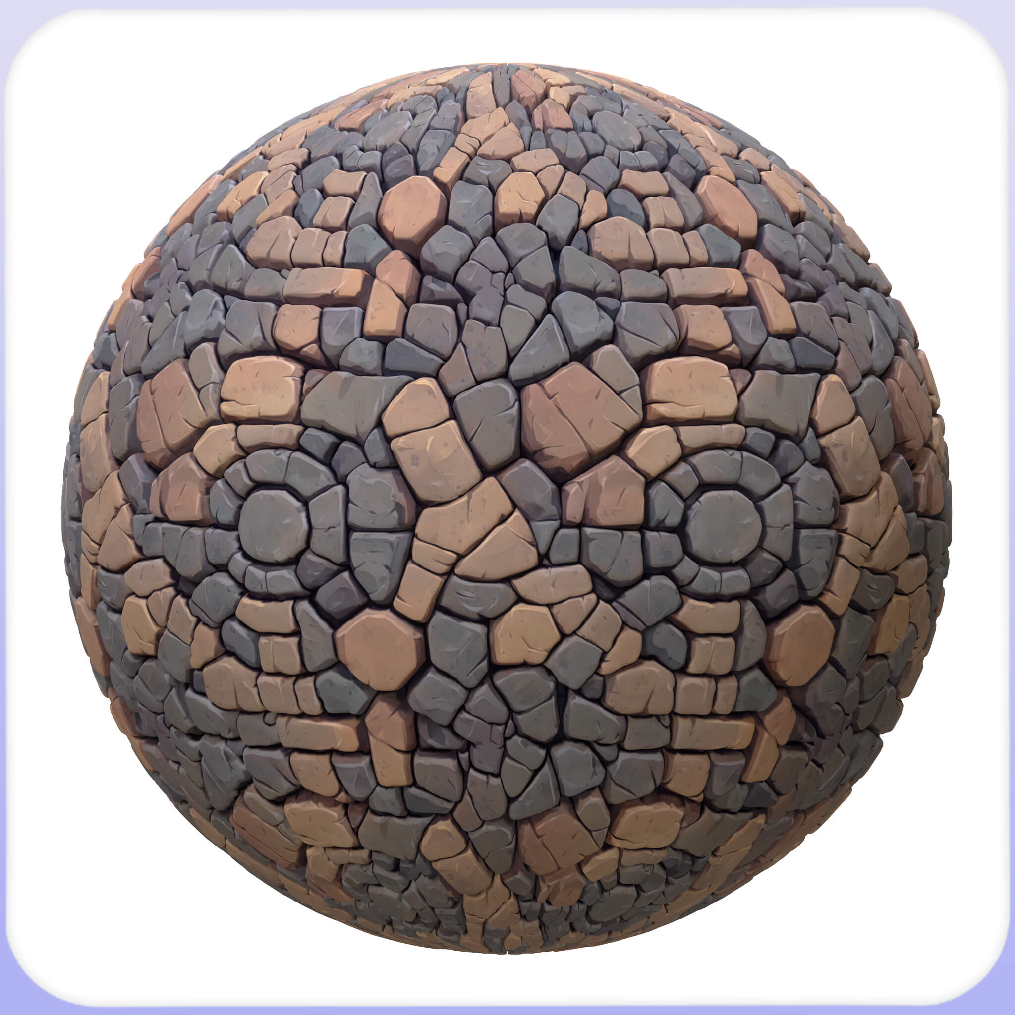Stylized Stone Floor Seamless Texture by zames1992d
