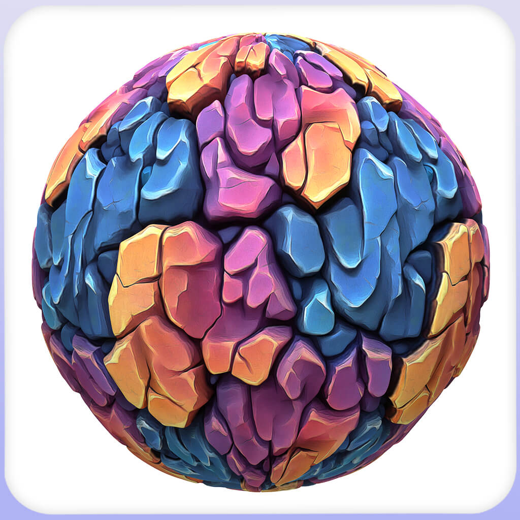 Stylized Stone Seamless Texture by zames1992d