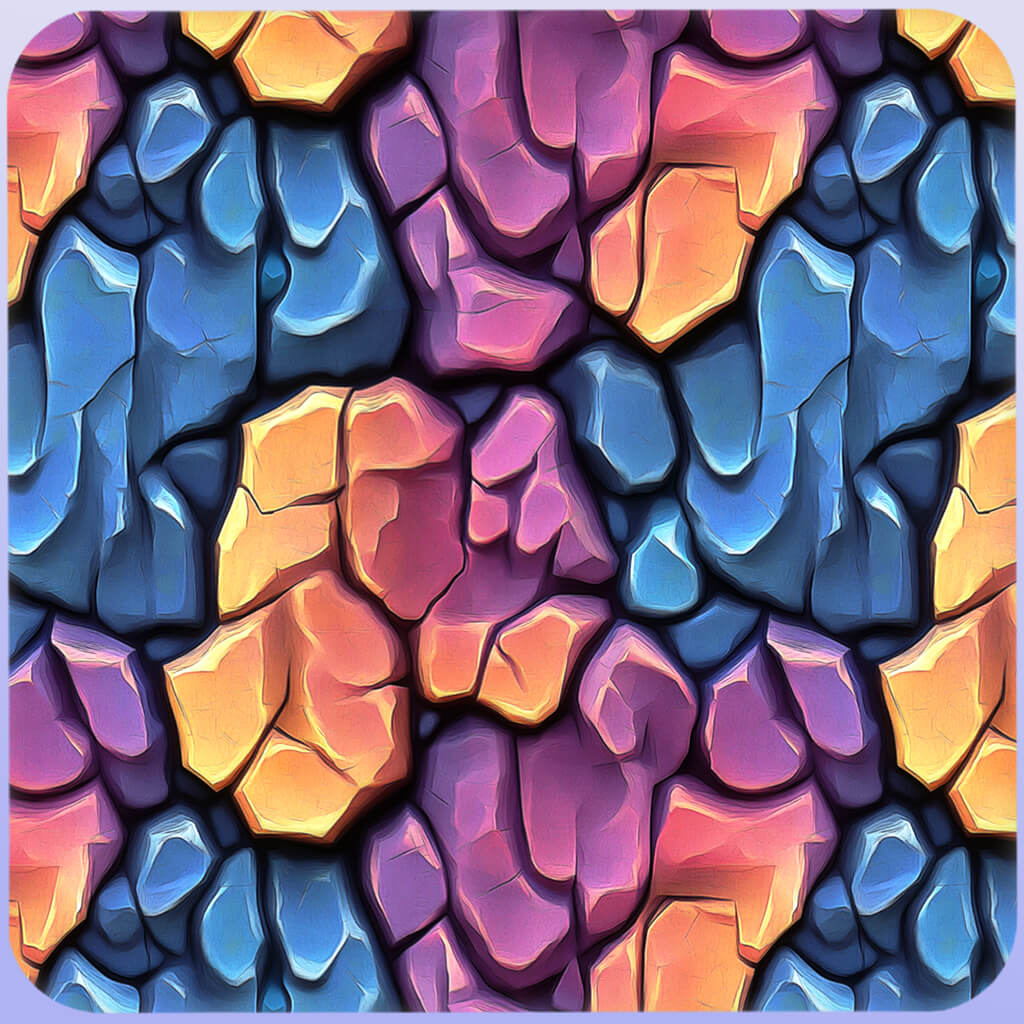 Stylized Stone Seamless Texture by zames1992d