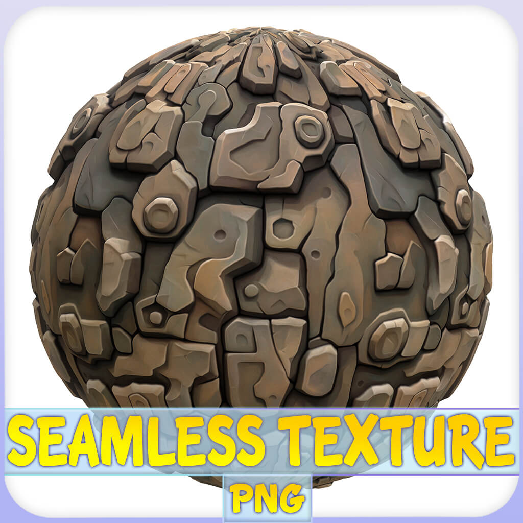 Stylized Stone Seamless Texture by zames1992d