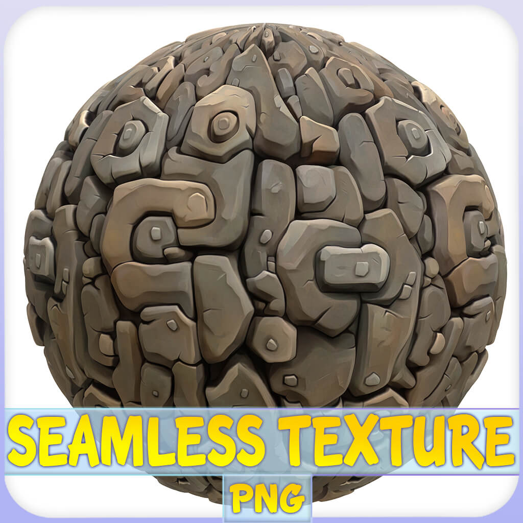 Stylized Stone Seamless Texture by zames1992d