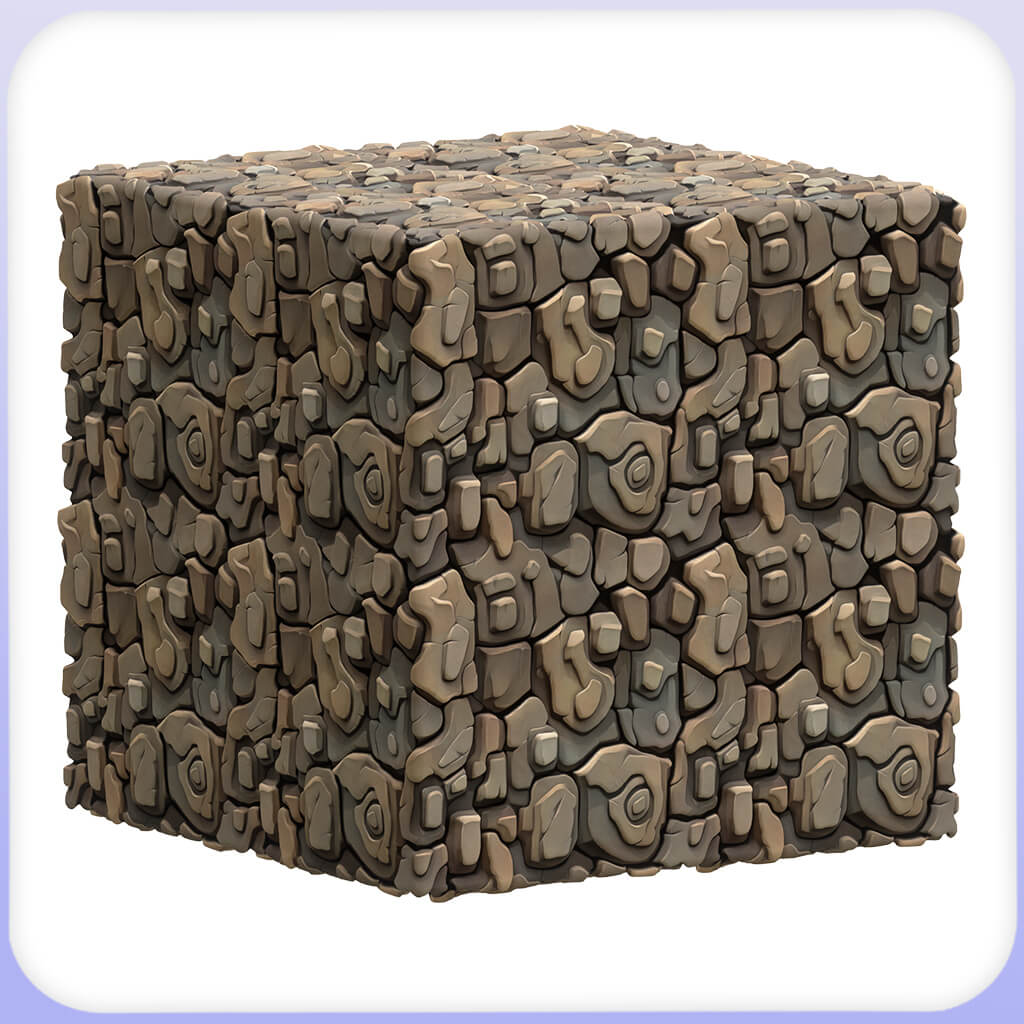 Stylized Stone Seamless Texture by zames1992d