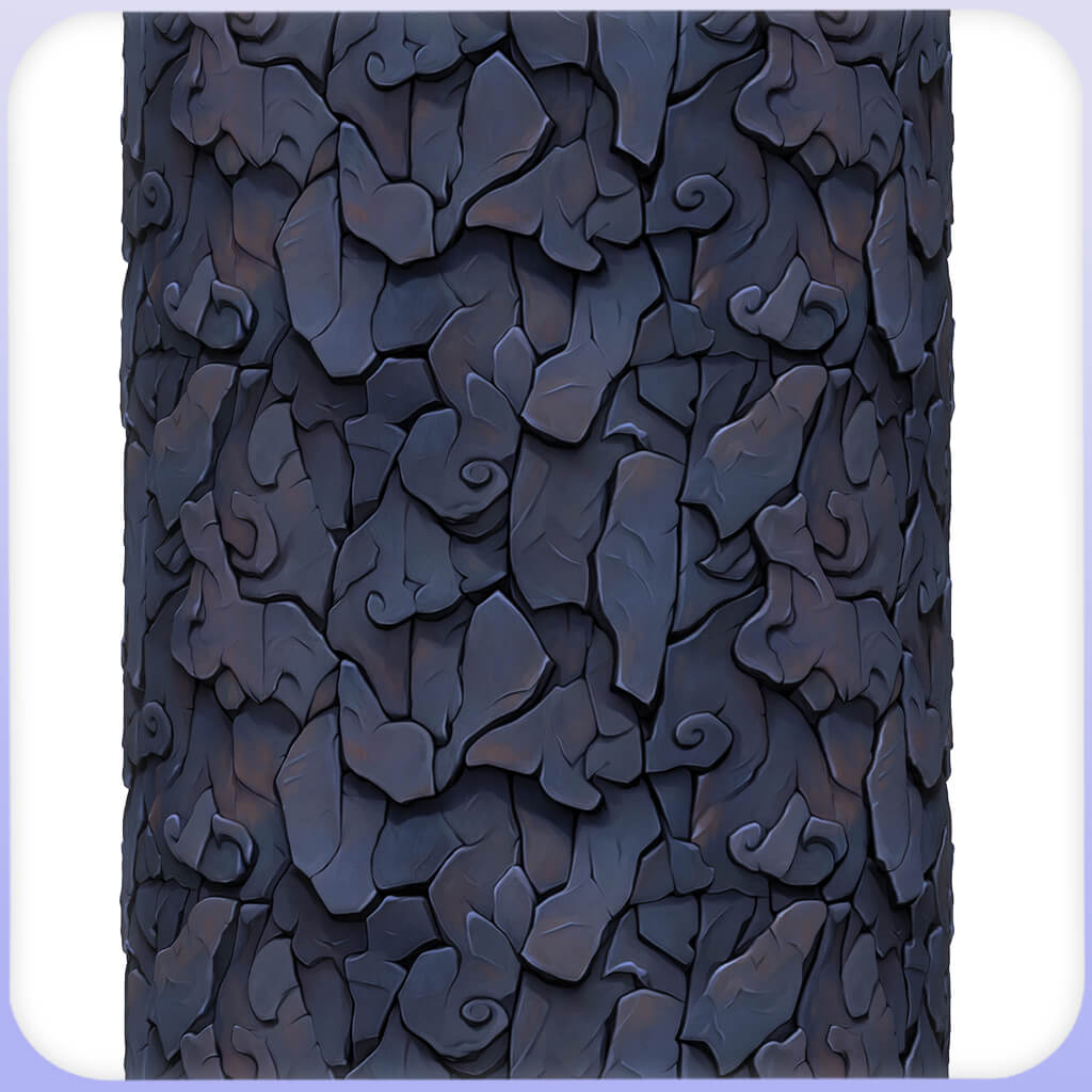 Stylized Stone Seamless Texture by zames1992d