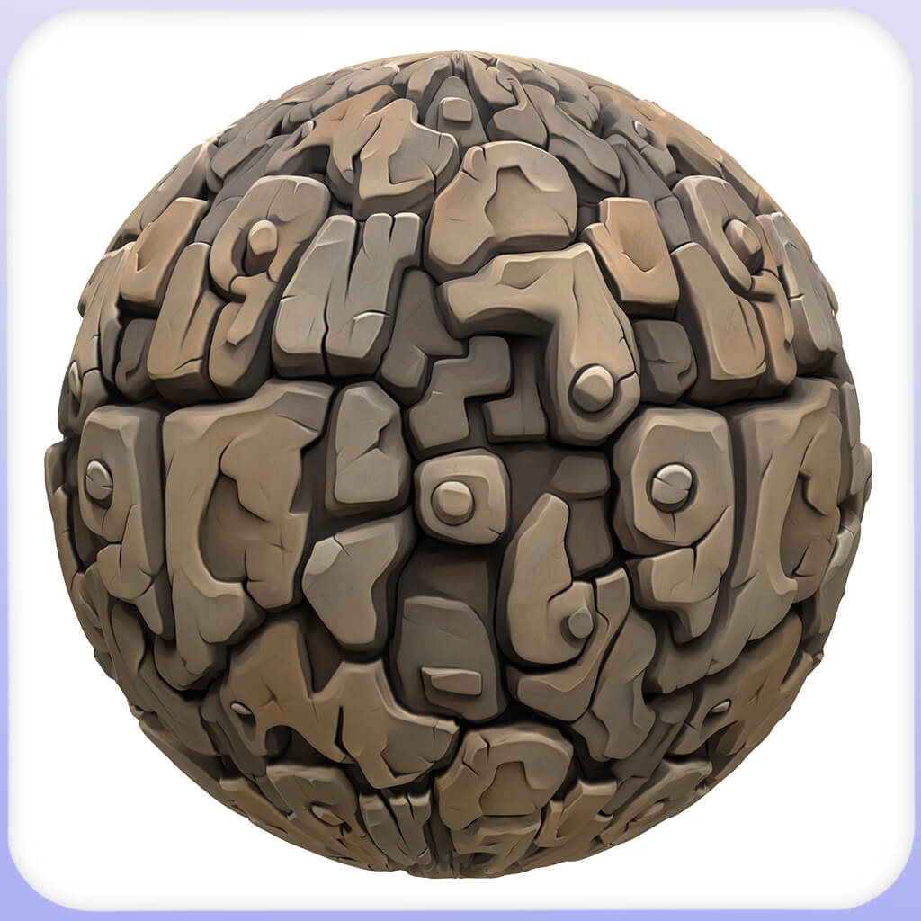 Stylized Stone Seamless Texture by zames1992d