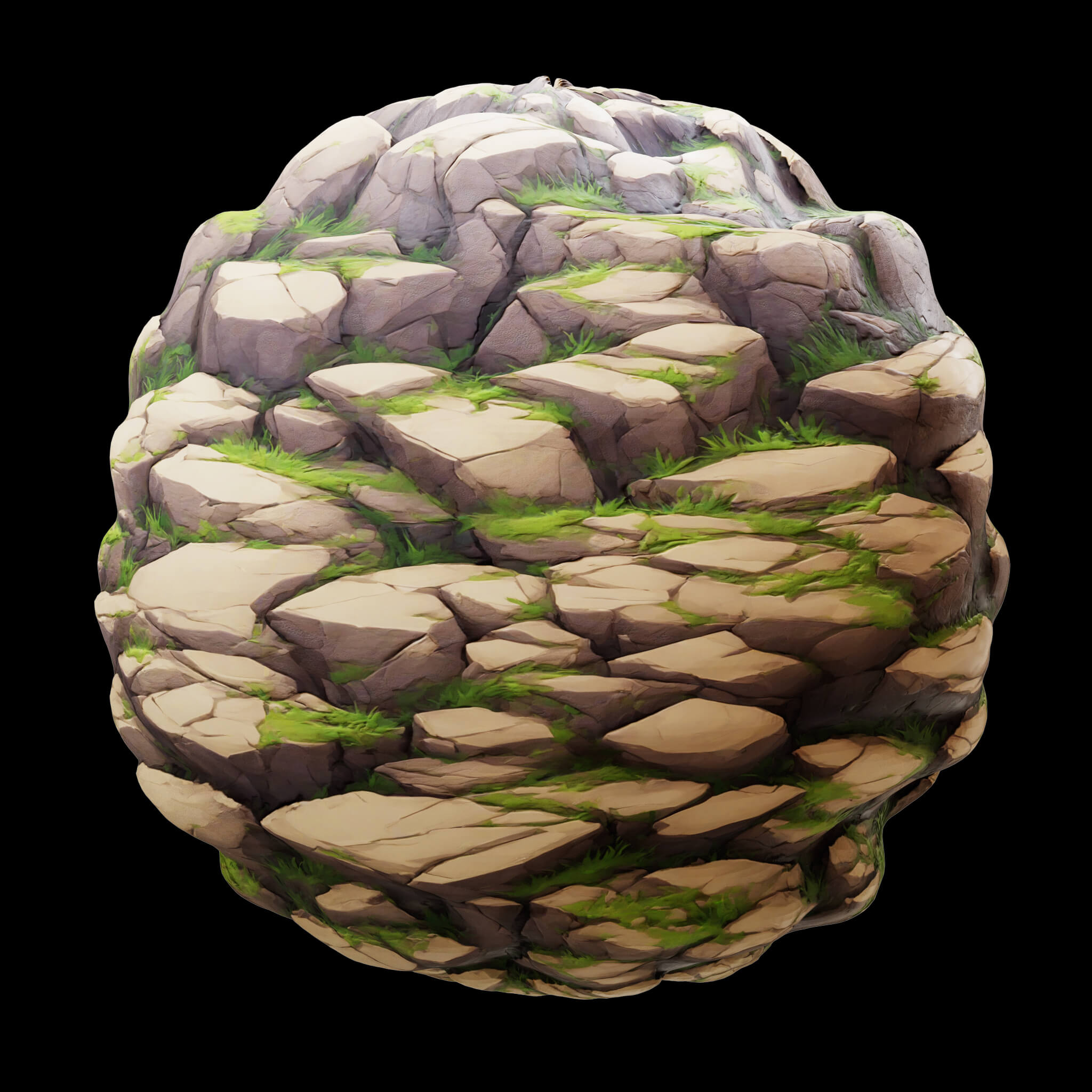 Stylized Stone Seamless Texture by zames1992d