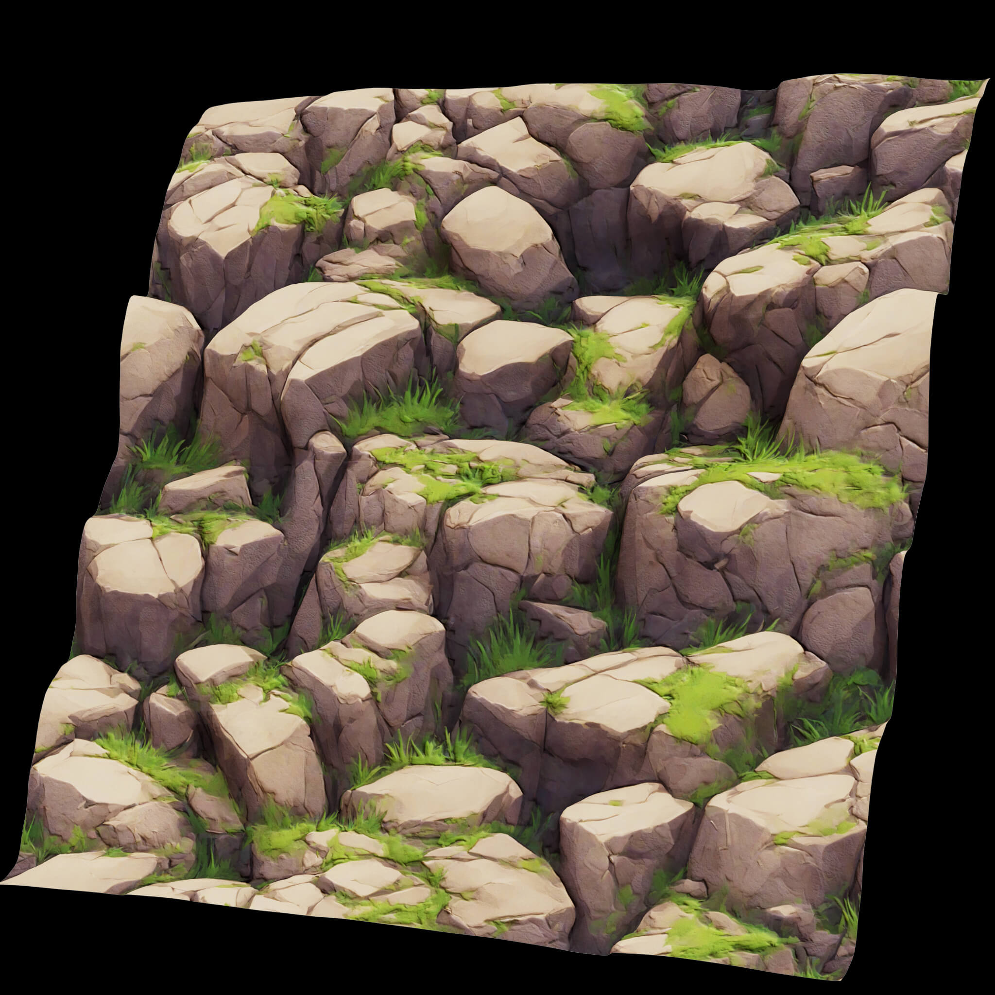 Stylized Stone Seamless Texture by zames1992d