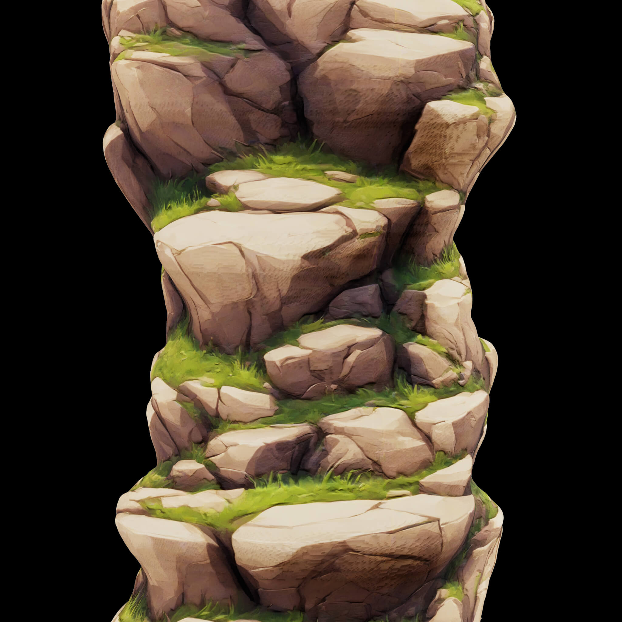 Stylized Stone V1 Seamless Texture by zames1992d