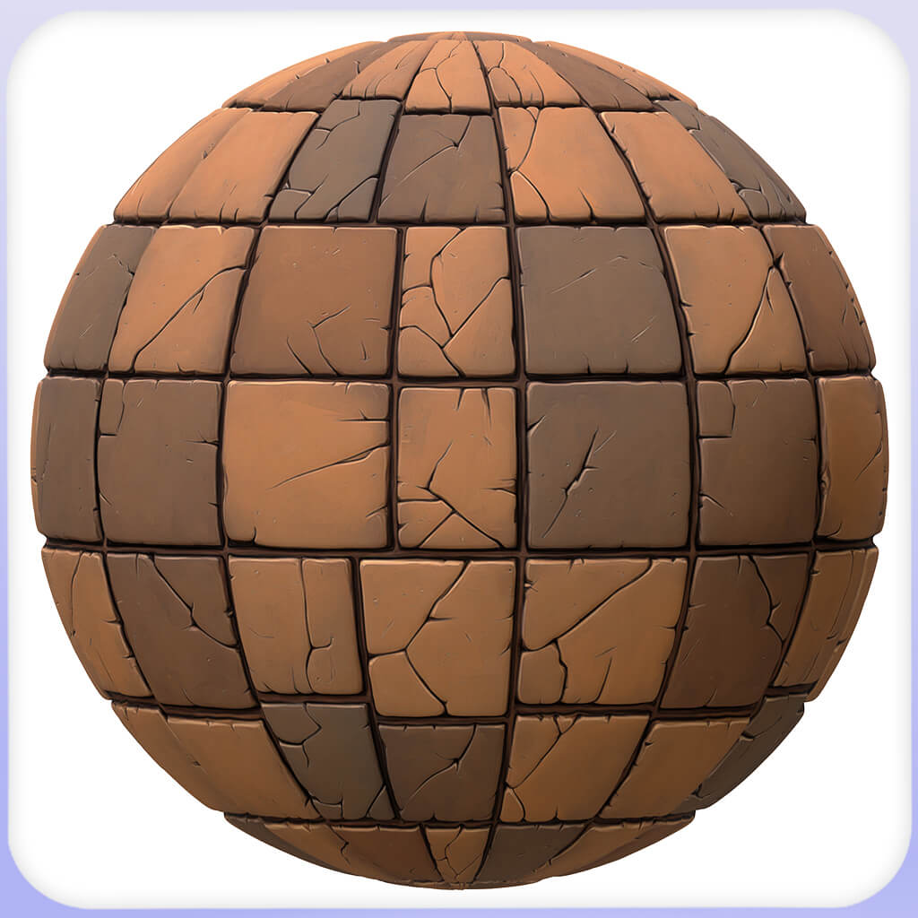 Stylized Tile Seamless Texture by zames1992d