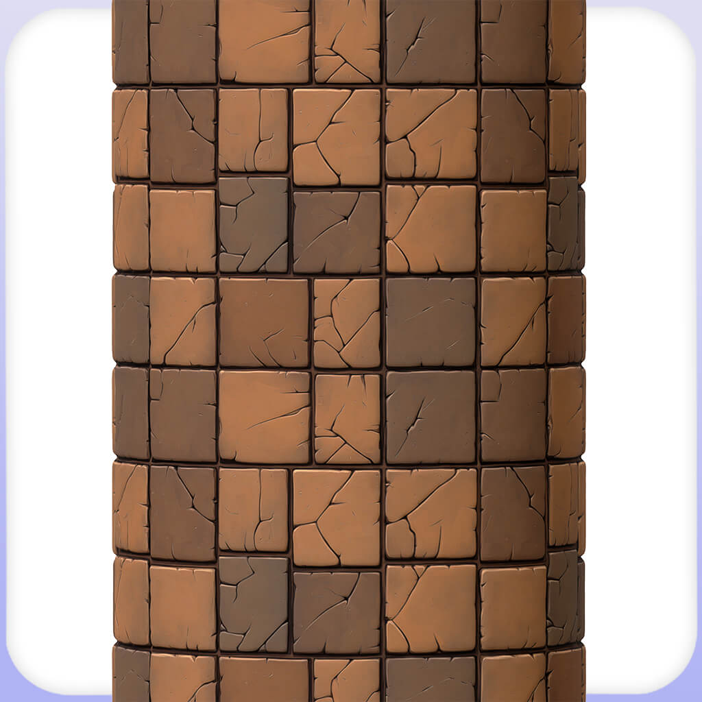 Stylized Tile Seamless Texture by zames1992d